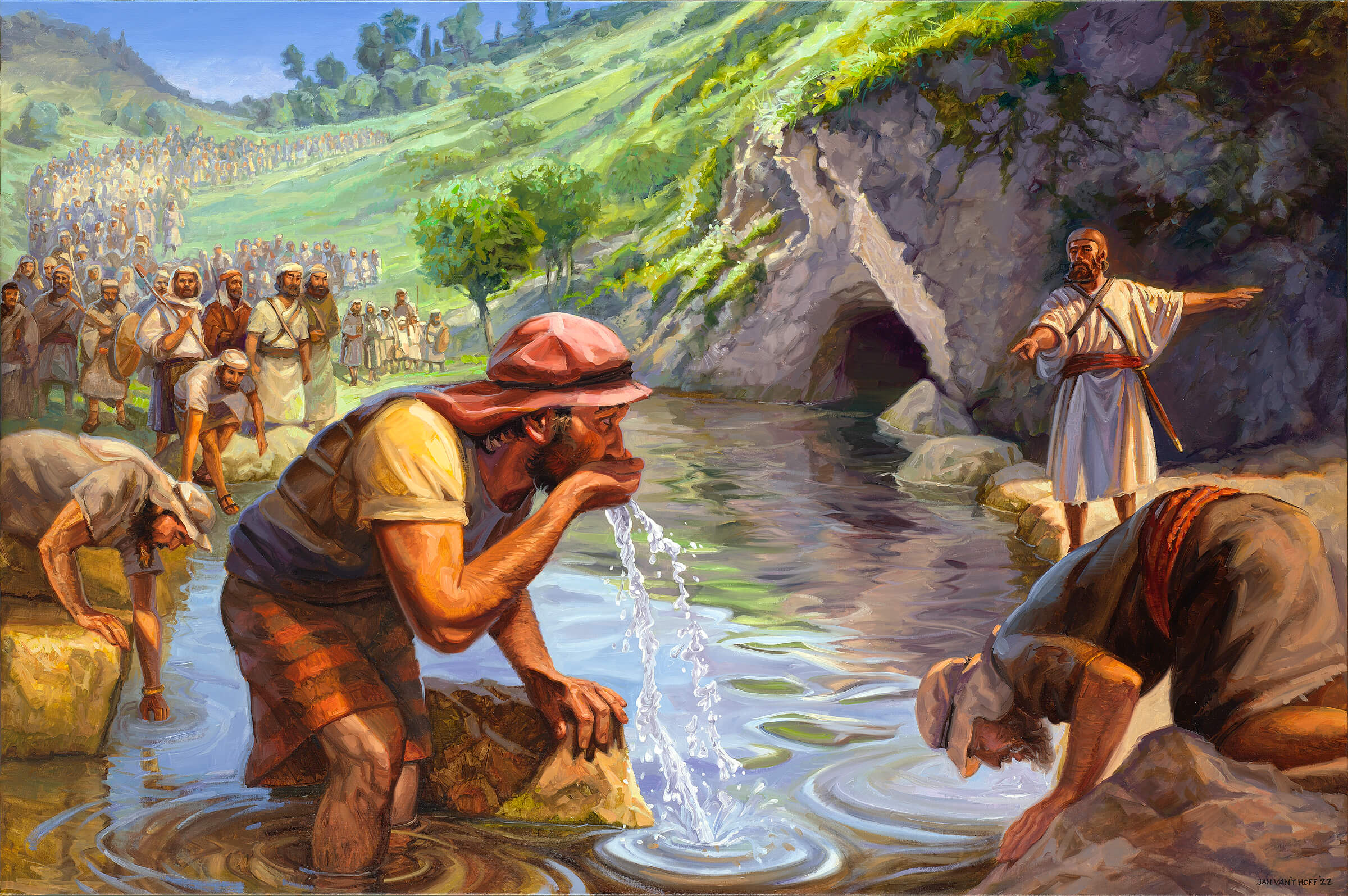 God Selects Gideon s Army Gospelimages